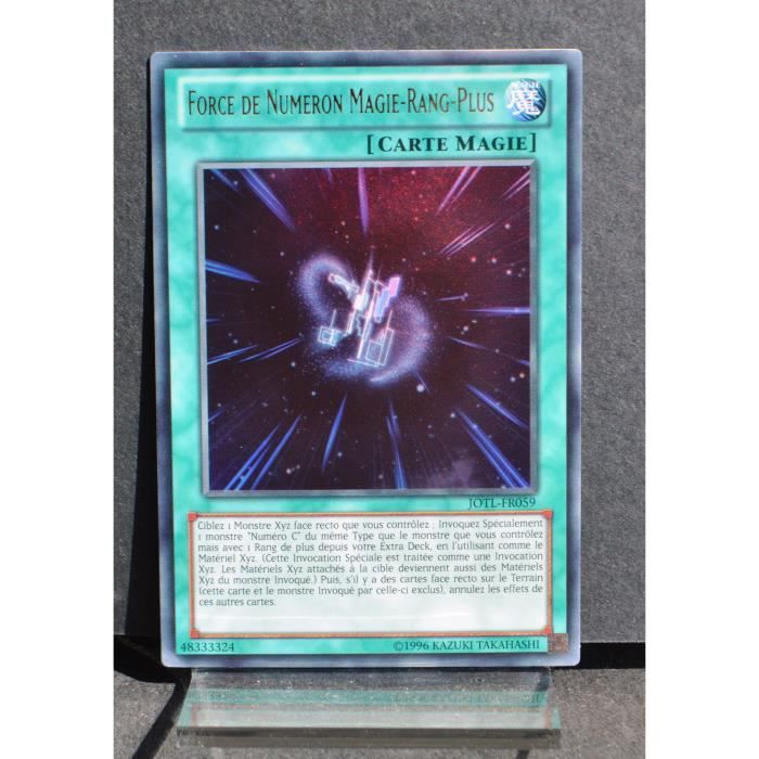 Carte YU-GI-OH JOTL-FR059 Force De Numeron Magie-rang-plus NEUF FR ...
