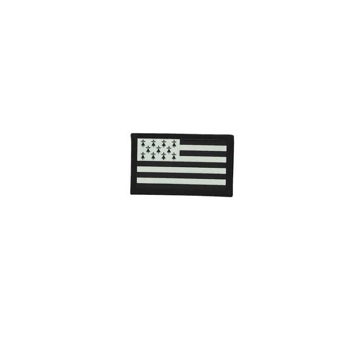 Patch ecusson brode imprime voyage 2x3cm drapeau bretagne breton ...