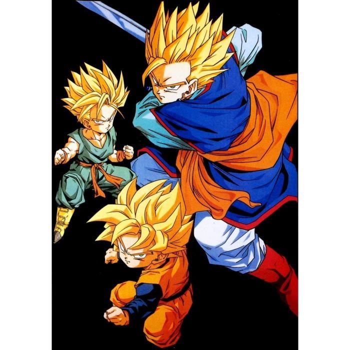 Ubg-1807 5D DIY Dragon Ball Goku Kit de Broderie Diamant par numéro ...