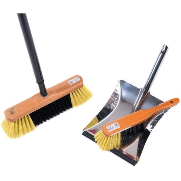 Ensemble de balayette de qualité supérieure - Avec manche télescopique ...