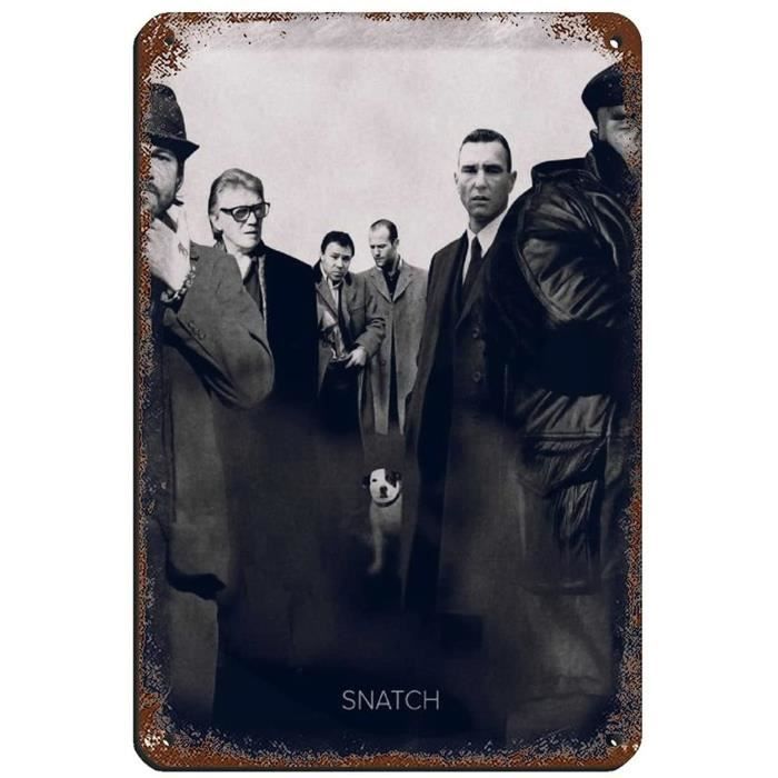 Affiche du film Snatch en métal vintage - Pub, Club, Café, Bar ...
