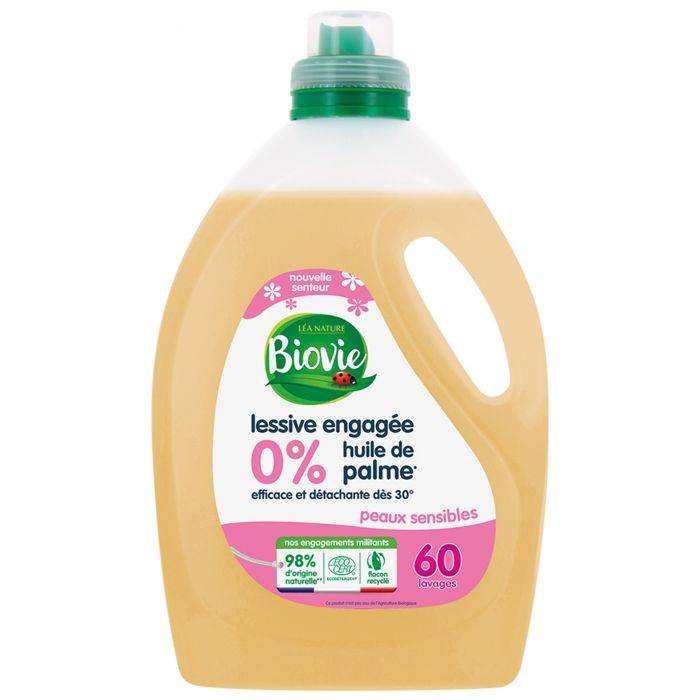 Biovie Lessive Concentrée Peaux Sensibles 3L - Cdiscount Electroménager