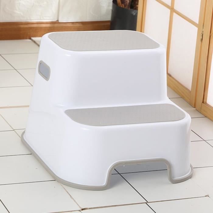 2-Step Stool For Kids, Sturdy Plastic Step Ladders Stool, For Toilet ...