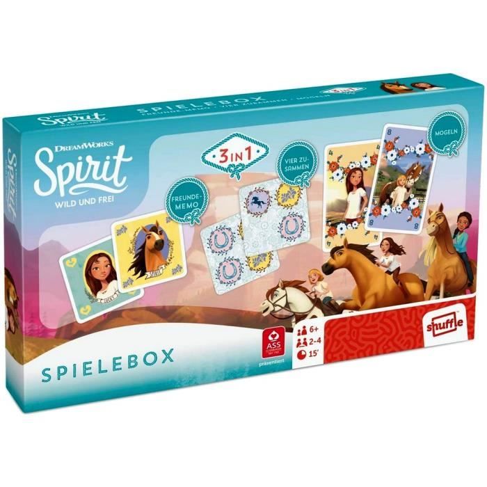 Boite de 3 jeu de Carte Spirit l'Etalon Memo Tricheur Menteur GUIZMAX ...