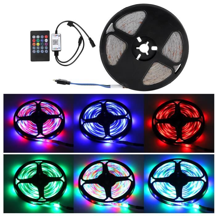 5m Bande Lumineuse LED RVB Étanche pour Décoration de Festivals de KTV ...