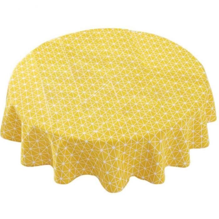 Couverture de table ronde pour la cuisine nappable lavable anti-slip ...