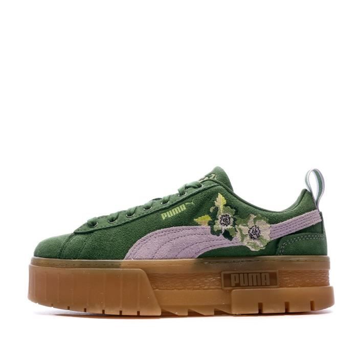 Baskets Verte femme Puma Mayze x Liberty Vert - Cdiscount Chaussures