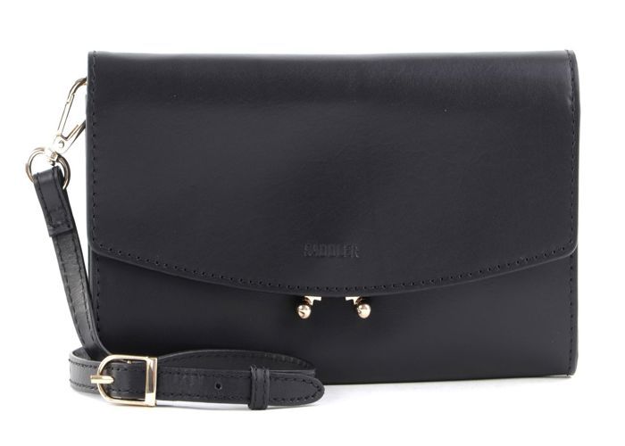SADDLER Sac à épaule bandoulière noir en cuir pour femme - Pandora ...