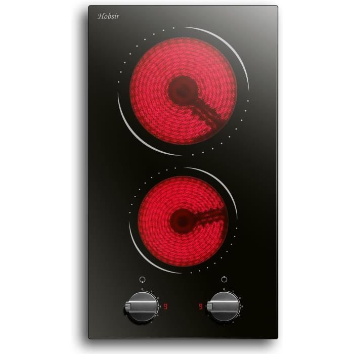 Plaque Vitrocéramique 2 Feux, Hobsir Plaque De Cuisson Vitrocéramique ...