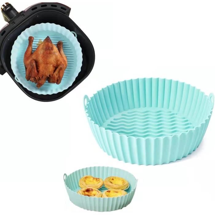 Pot En Silicone Pour Friteuse À Air,Réutilisable Air Fryer Panier,Air ...