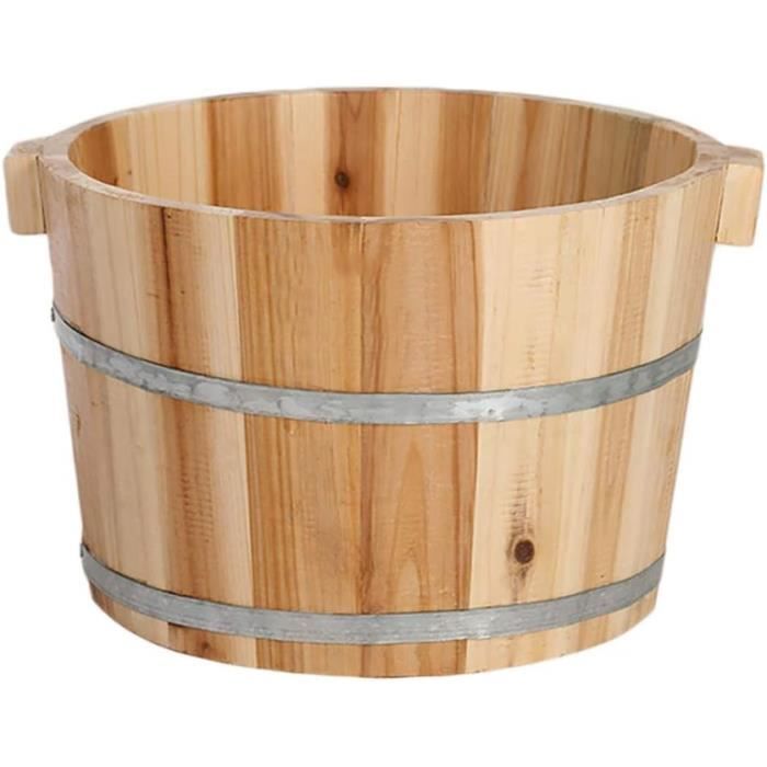 Bassin De Pied En Bois Tonneau De Pédicure En Sapin For Le Bain De ...