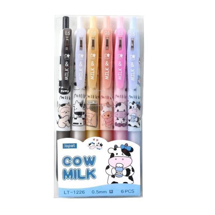 STYLO - PARURE DE STYLO,Cow milk set--Ensemble de stylos à lait de ...