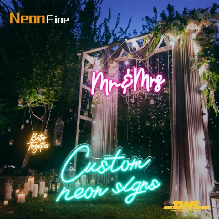 NEON,Custom Contact Us-20 USD--Panneau mural néon LED personnalisé avec ...