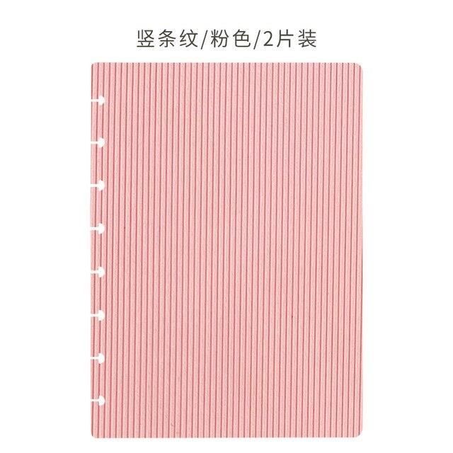 CAHIER,C-222-Q--Couverture de reliure à trous en forme de champignon A5 ...