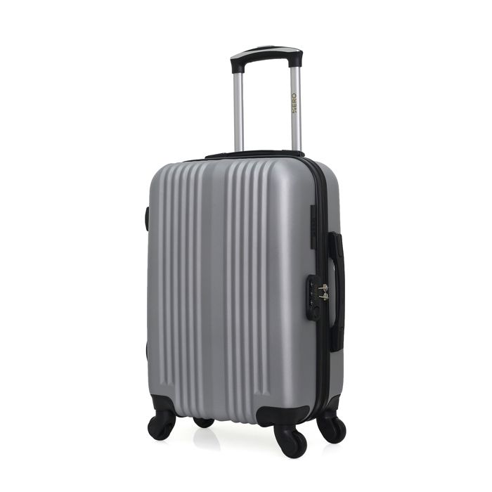 Valise Cabine LIPARI 55 cm 4 Roues - gris - HERO 55x35x21cm