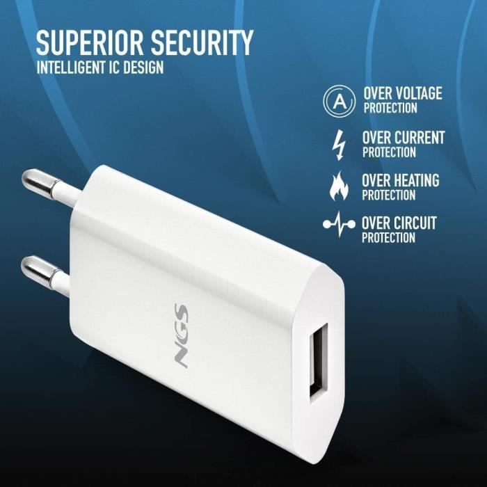 Adaptateur Mural Usb Avec Technologie De Charge Rapide, Compatibilité ...