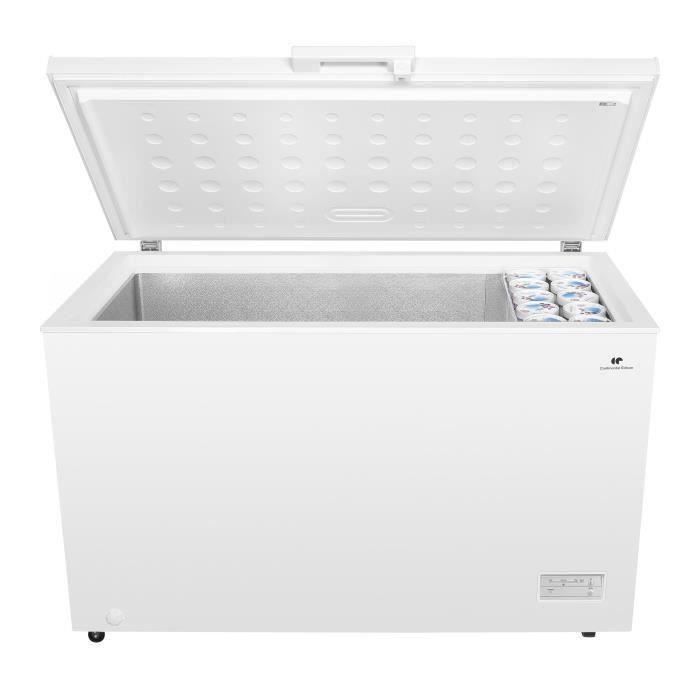 Congélateur coffre Continental Edison - CECC371WE 371L - Classe E ...
