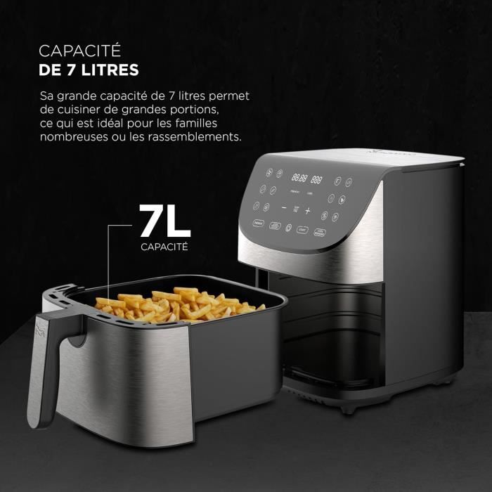 Friteuse sans huile - MasterPRO - Rocket 700 - Capacité 7 L - Puissance ...