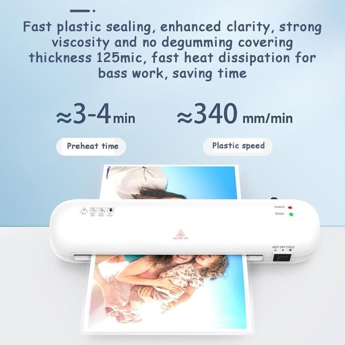 Machine de plastification thermique - HYKJSIDE - A237 - 6 en 1 - Basse ...