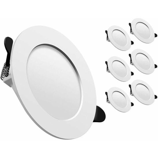Downlight LED Encastrable Slimline 25mm 6000K Blanc Froid 5W 500lm Spot ...