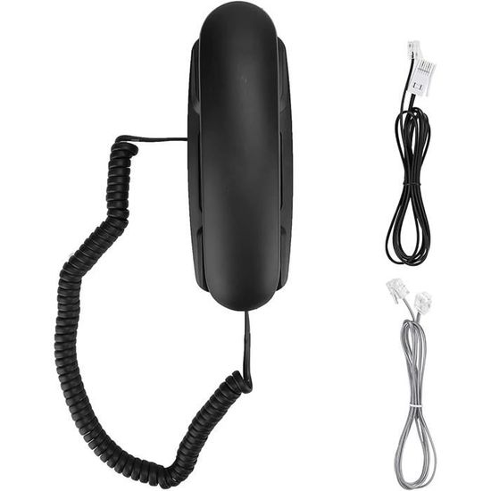 Téléphone Combiné Sans Fil, Cordon Téléphonique Avec Fonction De Mise ...