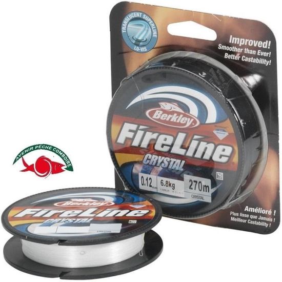 Tresse Fireline Crystal 110 m Berkley 12/100 mm - Cdiscount Sport