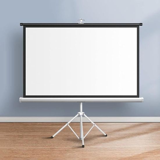 Écran De Projection Avec Support Pliable - Écran De Projection ...