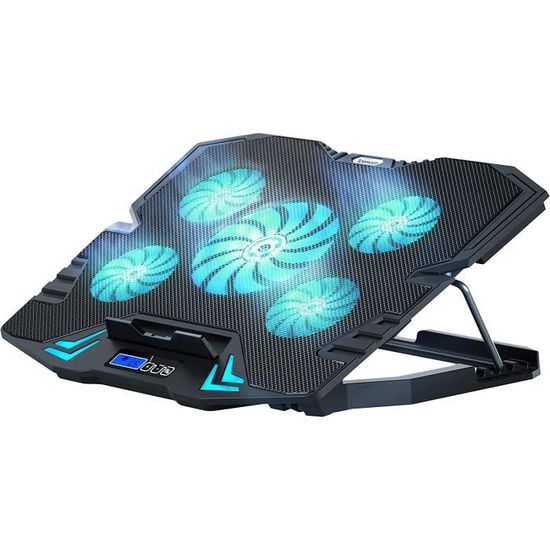 TopMate C5 Pad di Refroidissement pour Ordinateur Portable 10-15,6" de ...