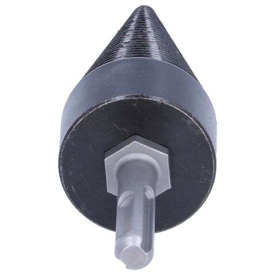CHE Twist Firewood Splitter Wood Cone Punch Drill Bit Round Shank Split ...