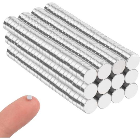 300 Pièces Petit Aimant Rond Aimant Neodyme Puissant Aimants Mini ...