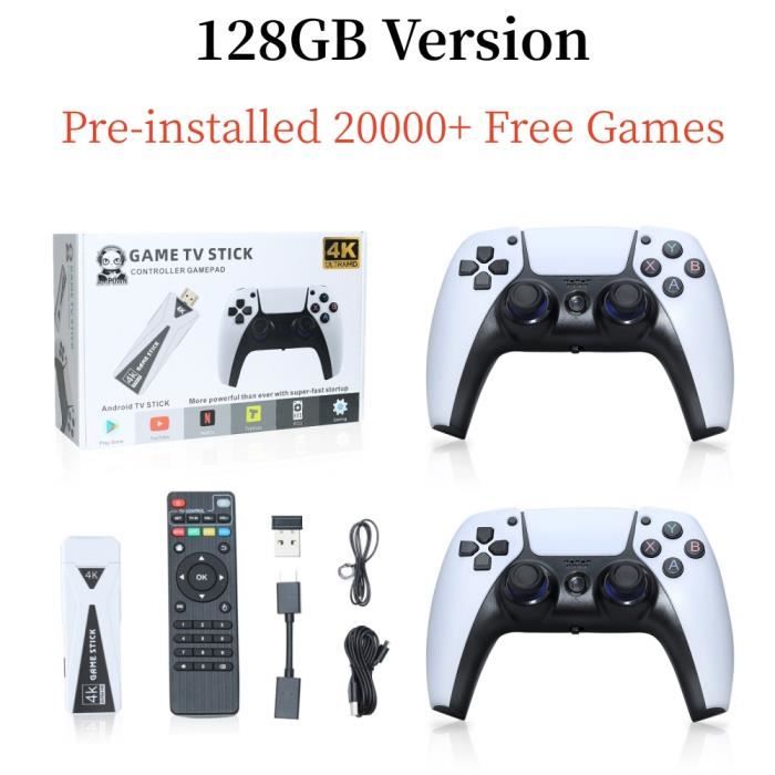 128 Go-Console de jeu vidéo 4K RK3228, double système, 128 go, 64 go ...