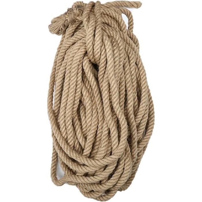 Corde De Chanvre Naturel Épais Forte Corde De Jute Multi-Usage ...