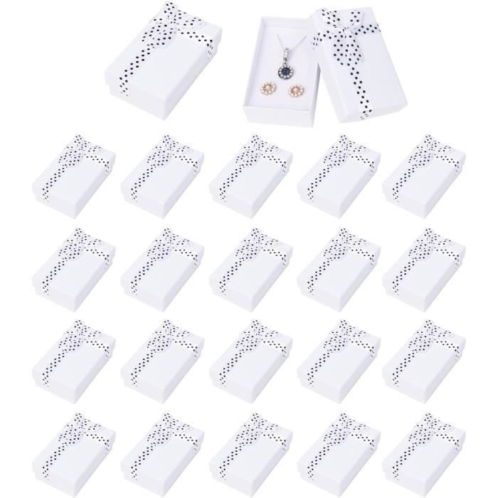 Lot De 24 Petites Boîtes Cadeaux Avec Couvercle, 8 × 5 × 3 Cm, Boîte À ...