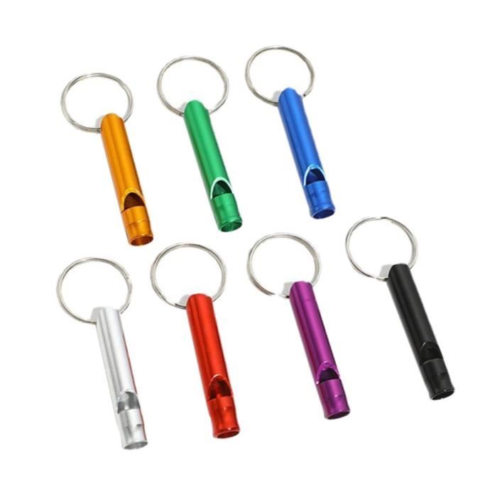 Sifflet de Signal - 7 Pièces - Aluminium - Urgence - Sportif - Noir ...