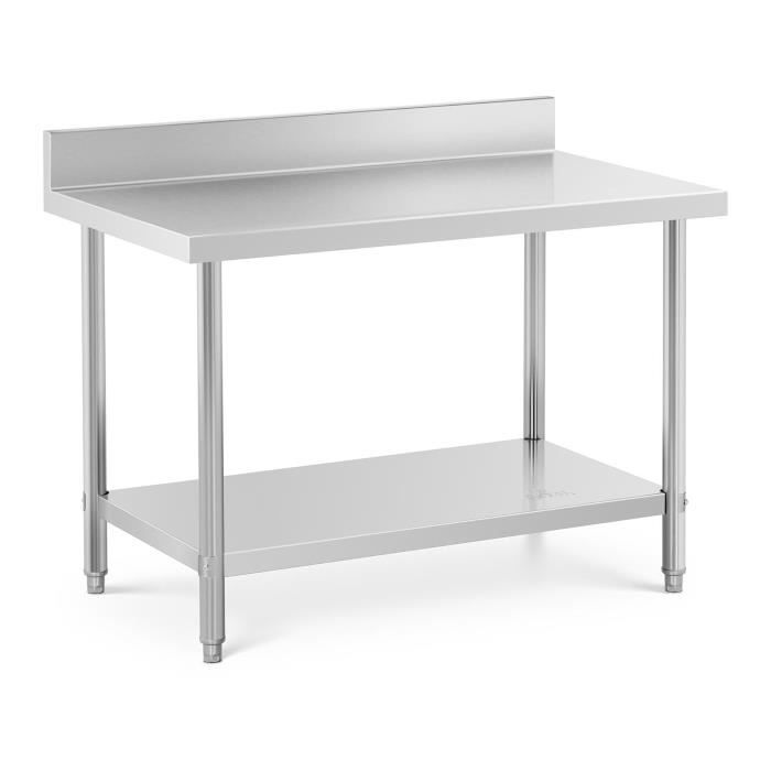 Table de travail inox plan de travail en inox plan de travail professionnel table de travail ...