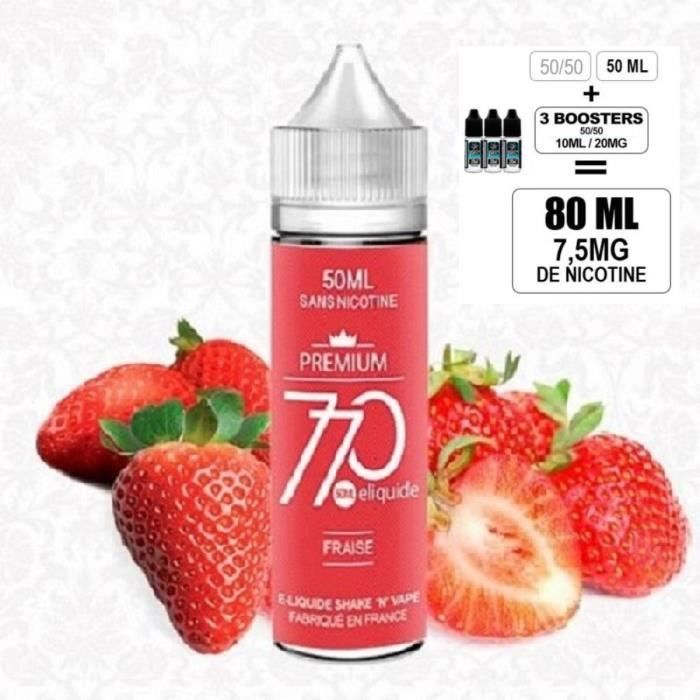 E-LIQUIDE DIY dosé en 7,5MG de nicotine - contenance 80ML - LABORATOIRE ...