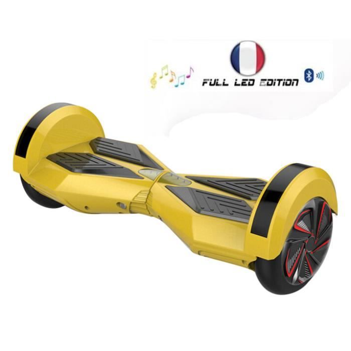 BRO® Gyropode Skate Électrique avec Musique Bluetooth - Hoverboard Full ...