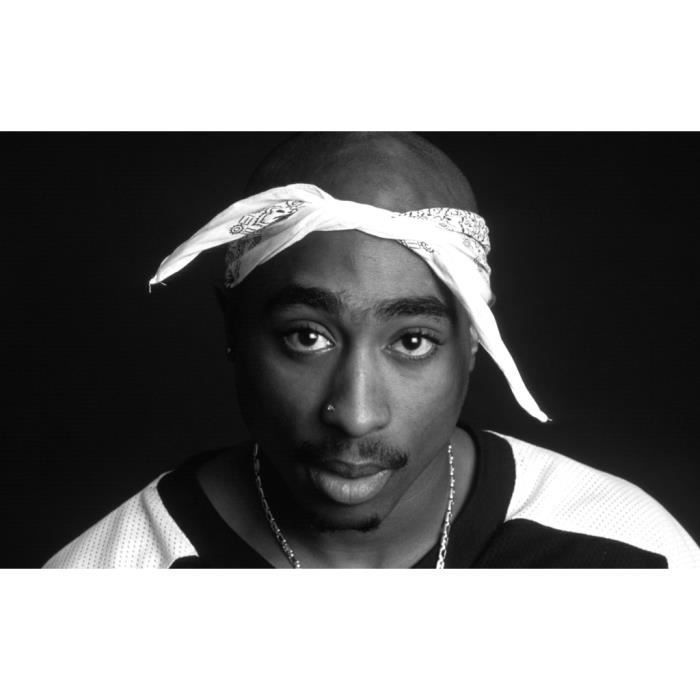 Poster Affiche Tupac Shakur Portrait Rapper Rap Hip Hop Legend Vintage ...