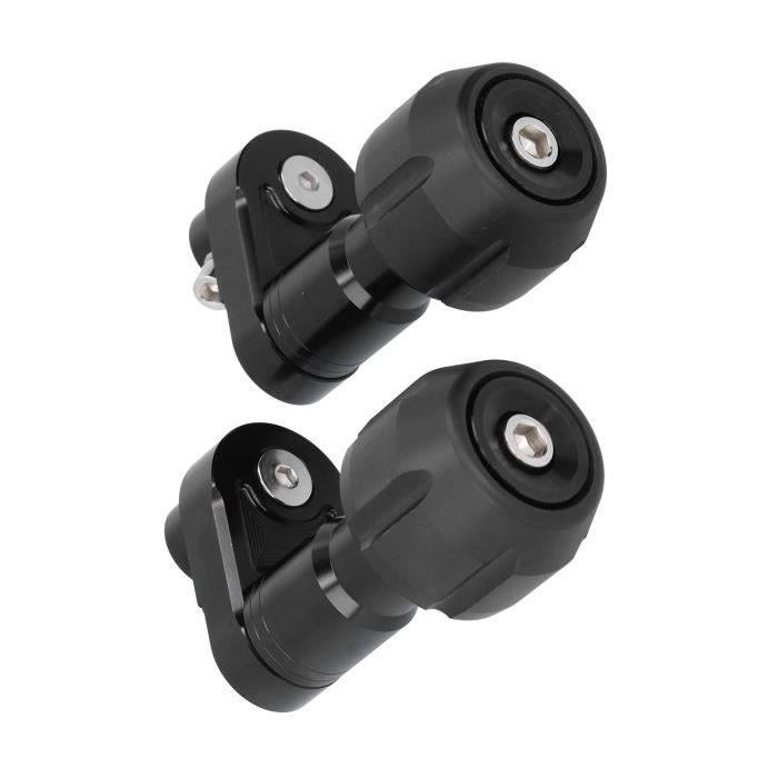 Garosa Protection de moto 2pcs Garde de Moto Protection Antichute Noire ...