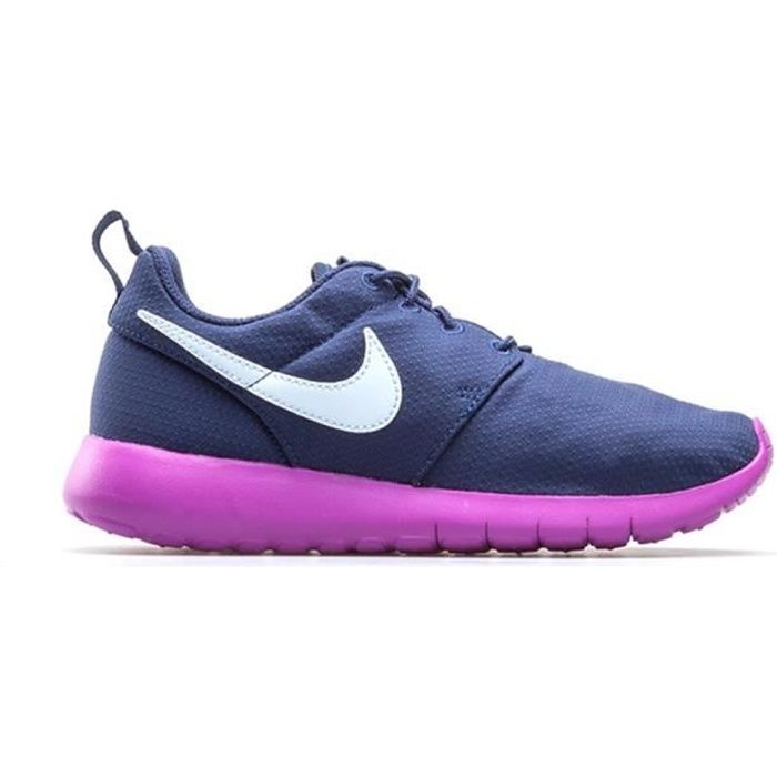 Chaussures de Running Nike Roshe One GS - Mixte - Bleu - Drop 10mm ...