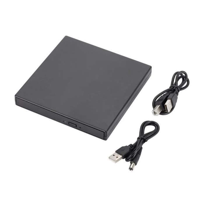 Lecteur - Graveur Externe - RNCYN - CD/DVD - USB - Noir - Vitesse ...