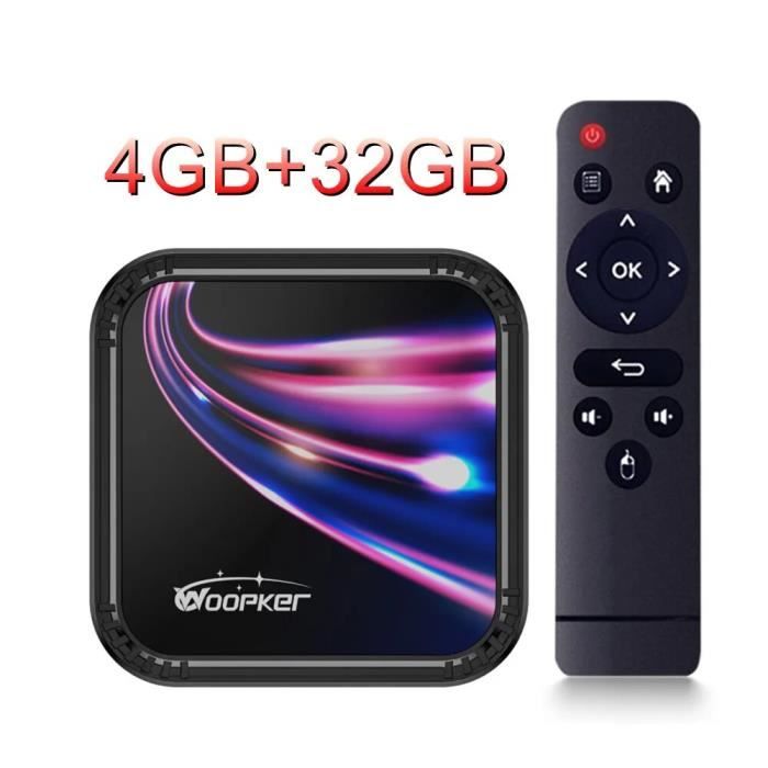 Box multimedia,Woopker-Boîtier Smart TV Android 13,K52 Rockchip RK3528,4 Go 64 Go 32 Go,8K,Wifi ...