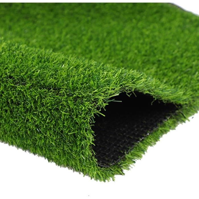 Réaliste Intérieur Extérieur Artificiel D'Herbe Artificiel Tapis De Gazon Simulé Pelouse Tapis ...