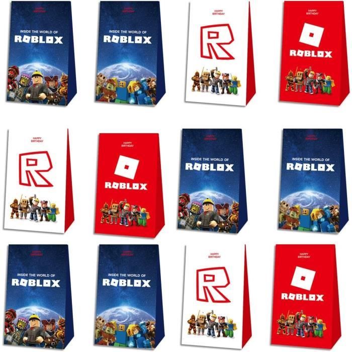 Sac Cadeau, Sacs En Papier Roblox De Sac De Bonbons Qualité Pour Fêtes ...