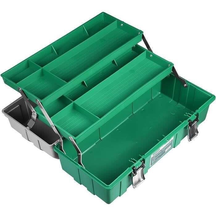 Caisse À Outils Boîte À Outils En Plastique 3 Couches Boîtier De ...