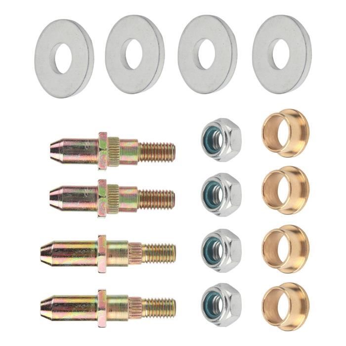 Kit de Goupille et Bague de Charnière de Porte de Voiture 16 Pièces ...