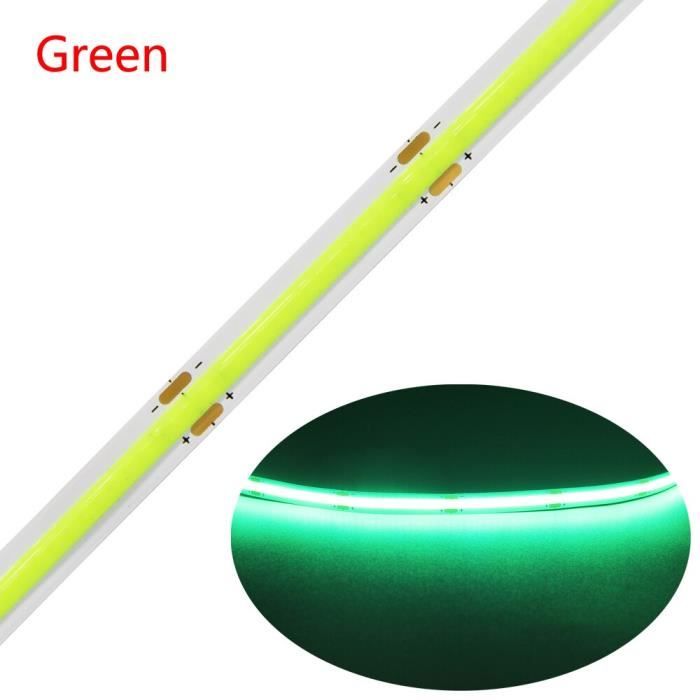 BANDE LED,Green-DC 24V (8mm width)-5m--Bande lumineuse LED COB Flexible ...