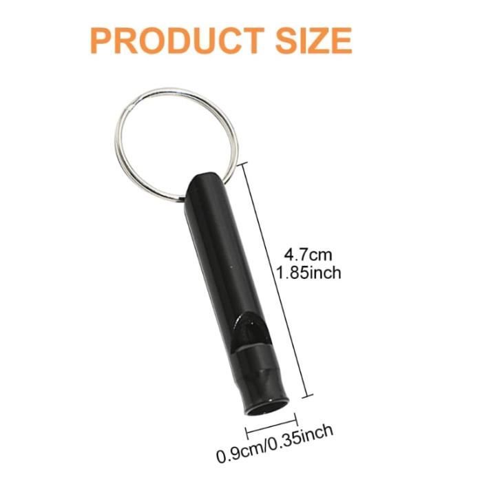 Sifflet de Signal - 7 Pièces - Aluminium - Urgence - Sportif - Noir ...