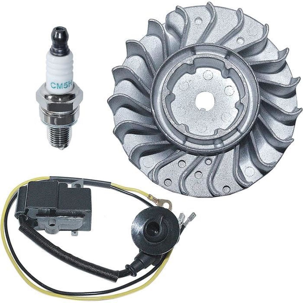 Kit de bobine d'allumage du volant avec bougie d'allumage pour Stihl MS231 MS251 MS 231C MS 251C ...