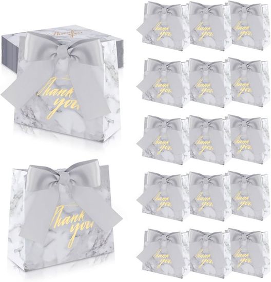 24 Pièces Thank You Sac À Cadeau Sachet Créative En Papier,Coffret ...